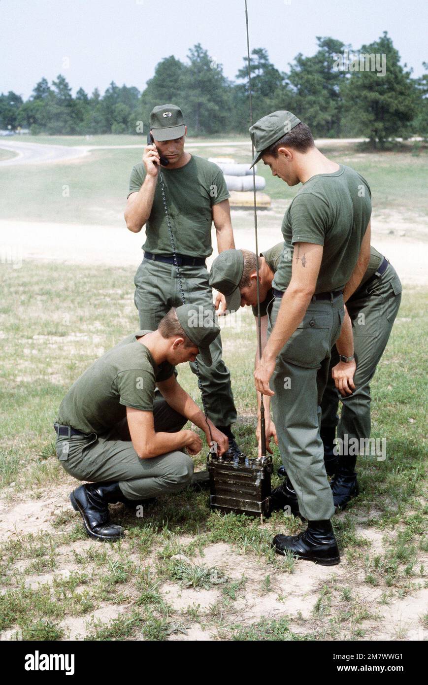 Combat Control School students receive instruction on communication ...