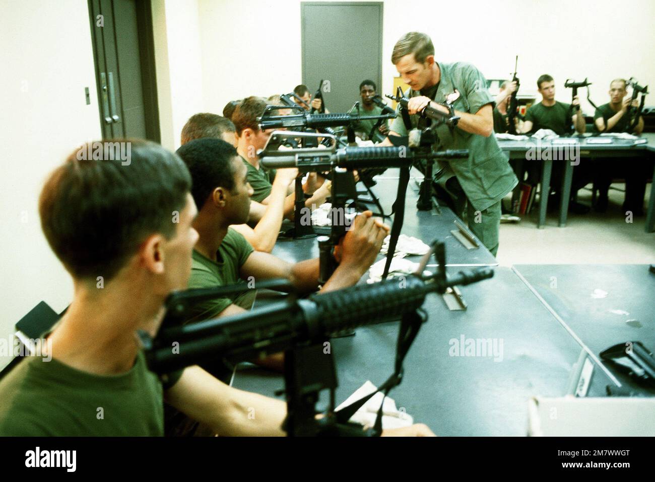 Drill instructor TSGT Bob Wilkinson instructs Combat Control School ...
