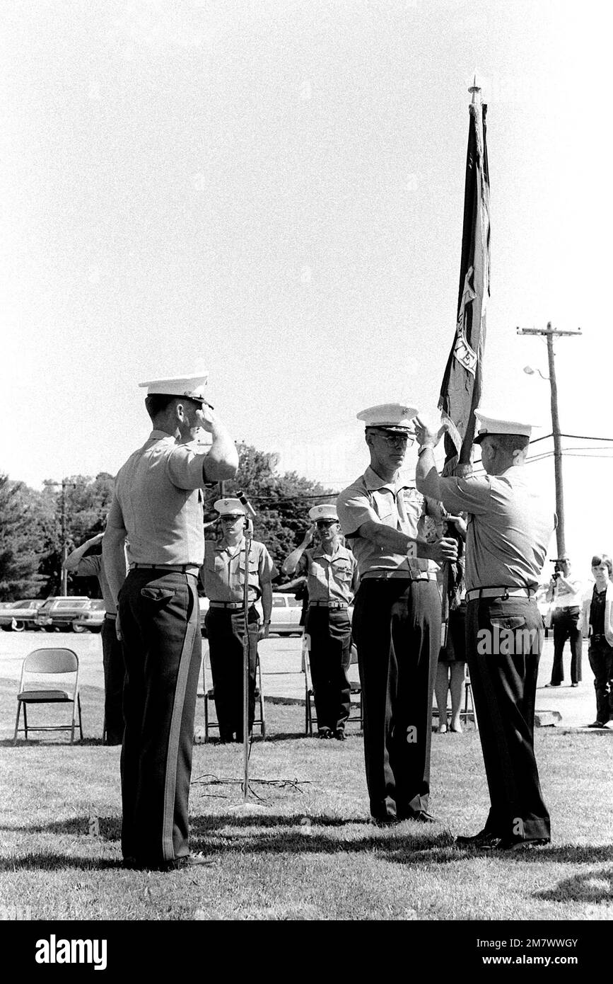 COL James K. Reilly, commanding officer, 1ST Marine Corps District ...