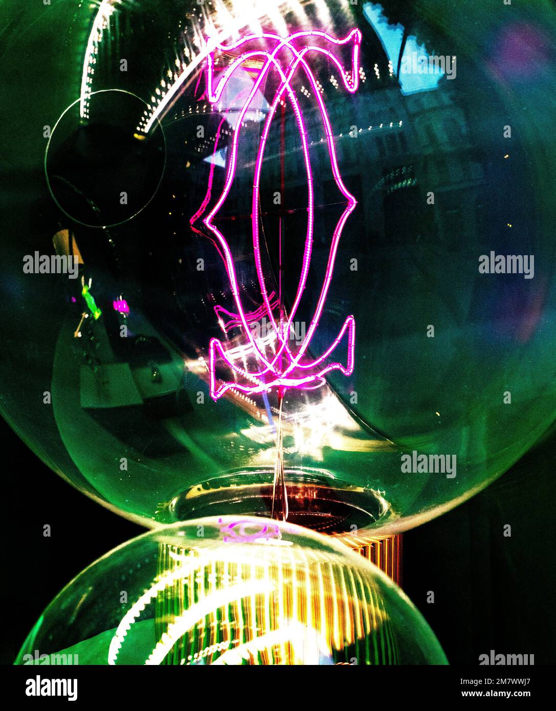 Chanel storefront/shop window/visual merchandising of Bond St store, an ...