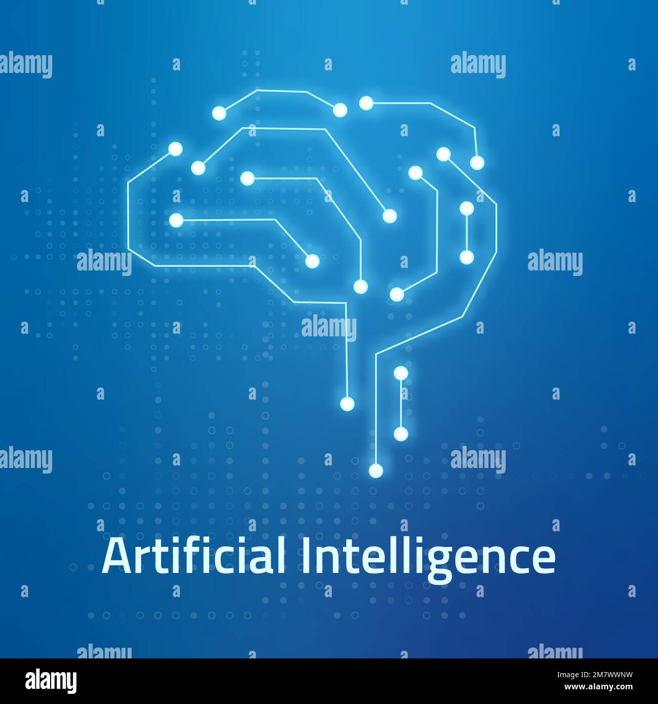 Artificial intelligence tech company Stock Vector Images - Alamy