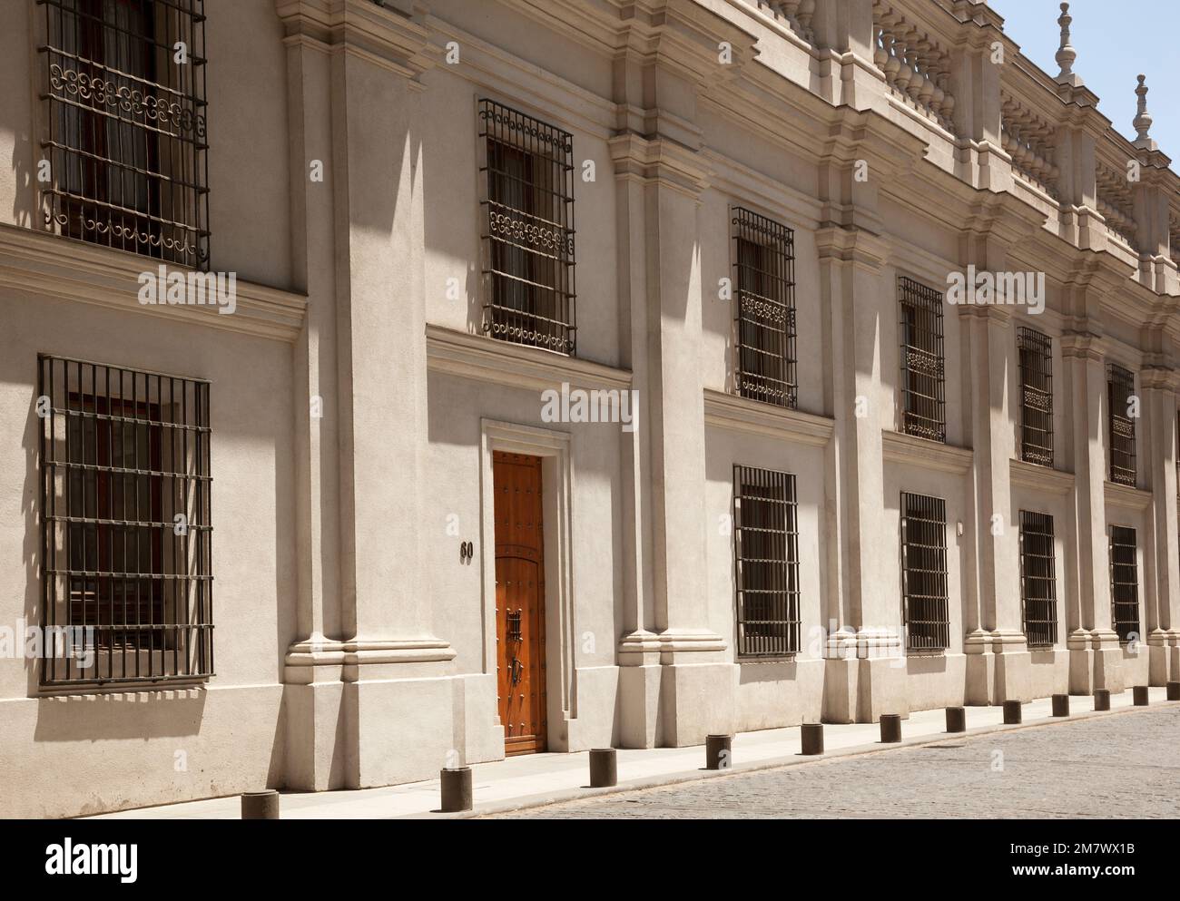Door where the corpse of president Allende was removed assassinated in ...