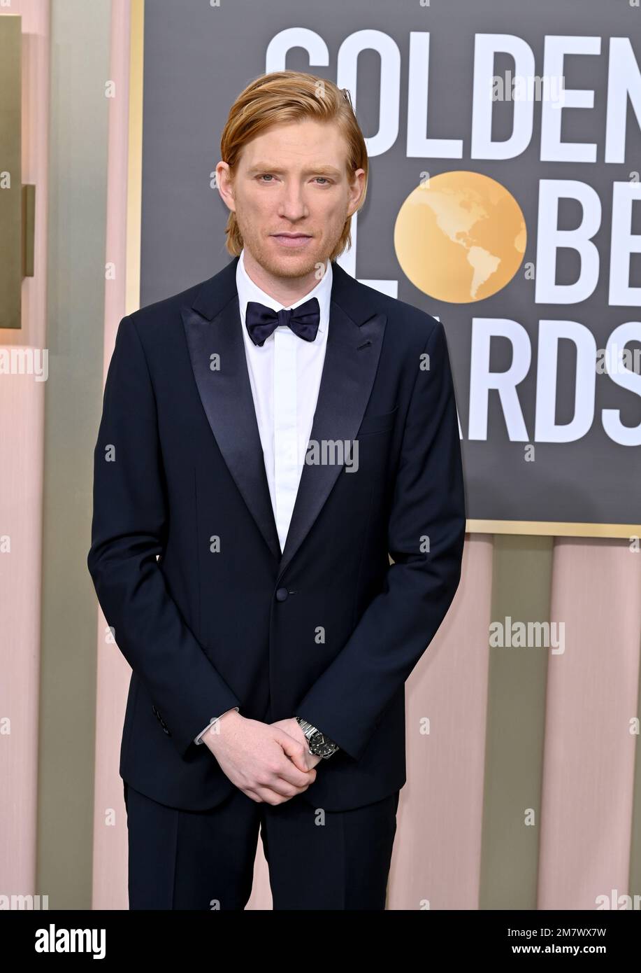Los Angeles, USA. 10th Jan, 2023. Domhnall Gleeson arriving at the 80th ...