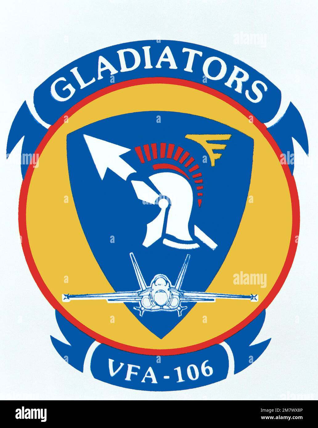 Approved insignia for Fighter Attack Squadron 106 (VFA-106). Country ...