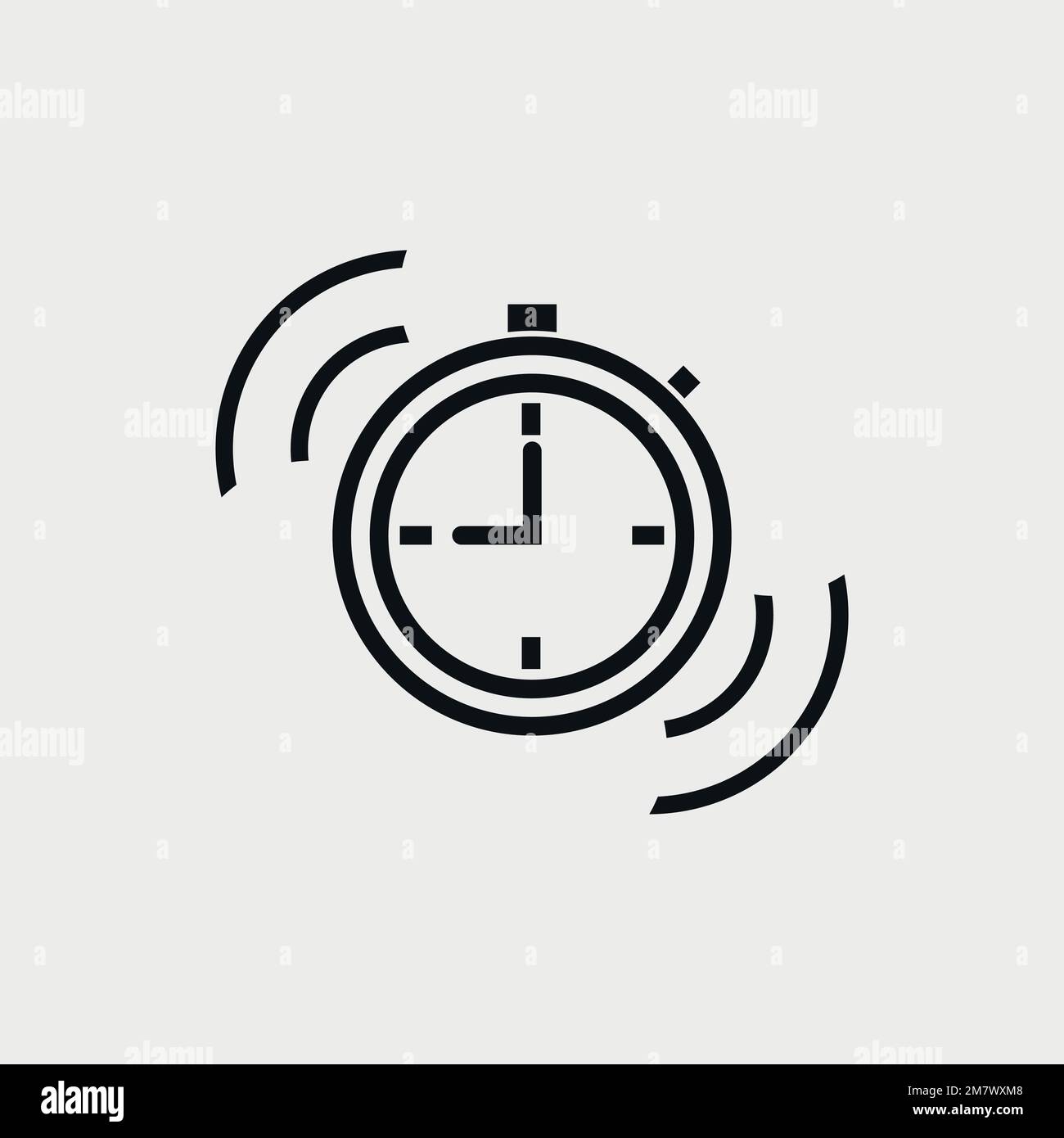 Fast time sign. Time icon on white background. Vector illustration. Eps ...
