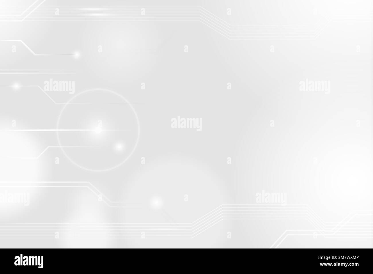 Futuristic networking technology background vector in white tone Stock Vector Image & Art - Alamy