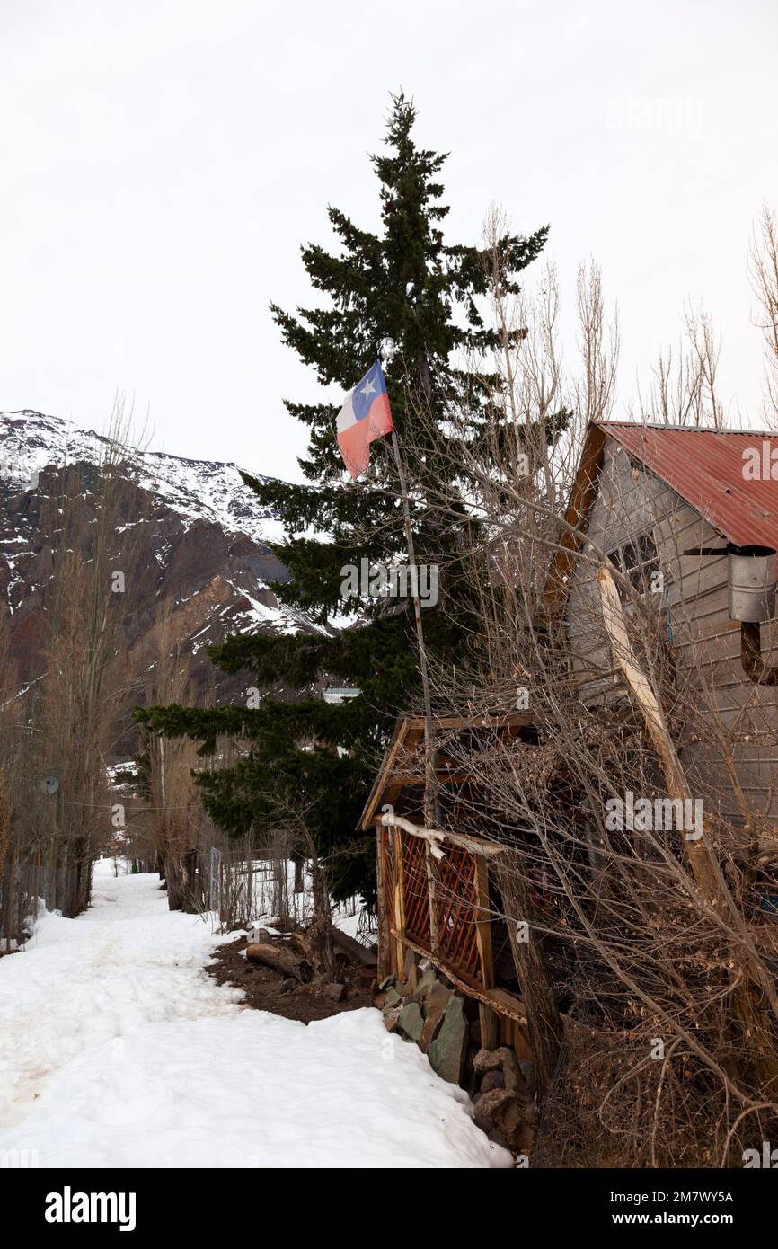 Village in Andes Mountains Stock Photo - Alamy