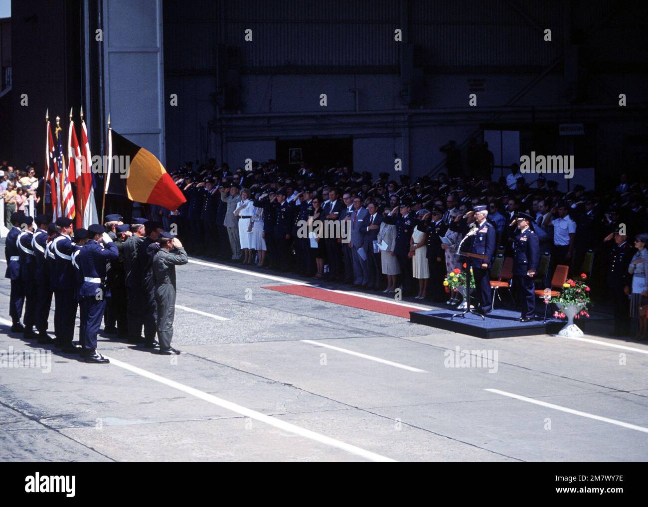 GEN Billy M. Minter, commander, Allied Air Forces in Europe (on the ...