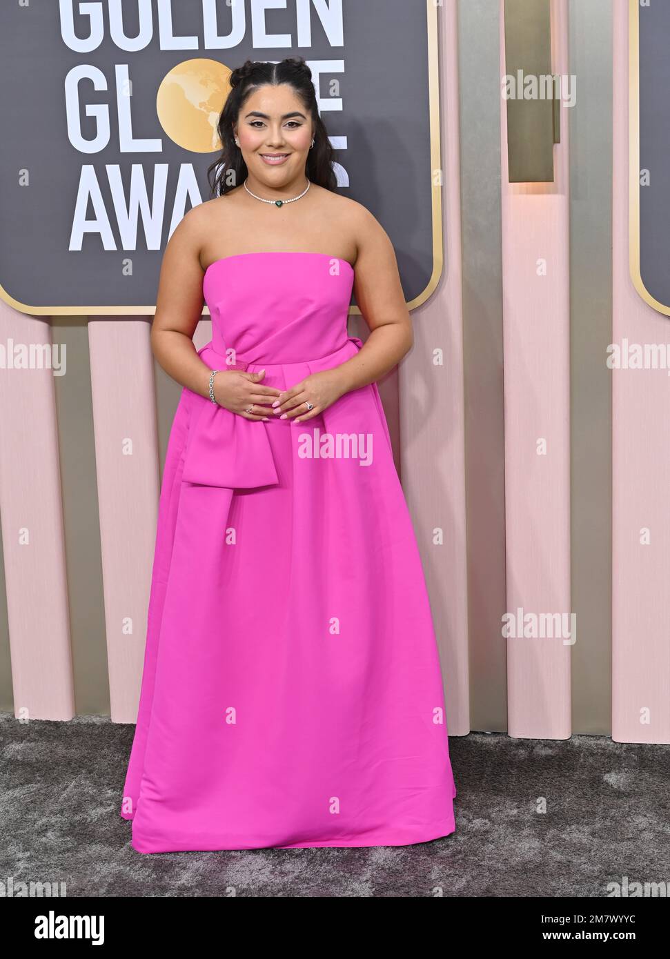 Los Angeles, USA. 10th Jan, 2023. Emily Uribe arriving at the 80th ...