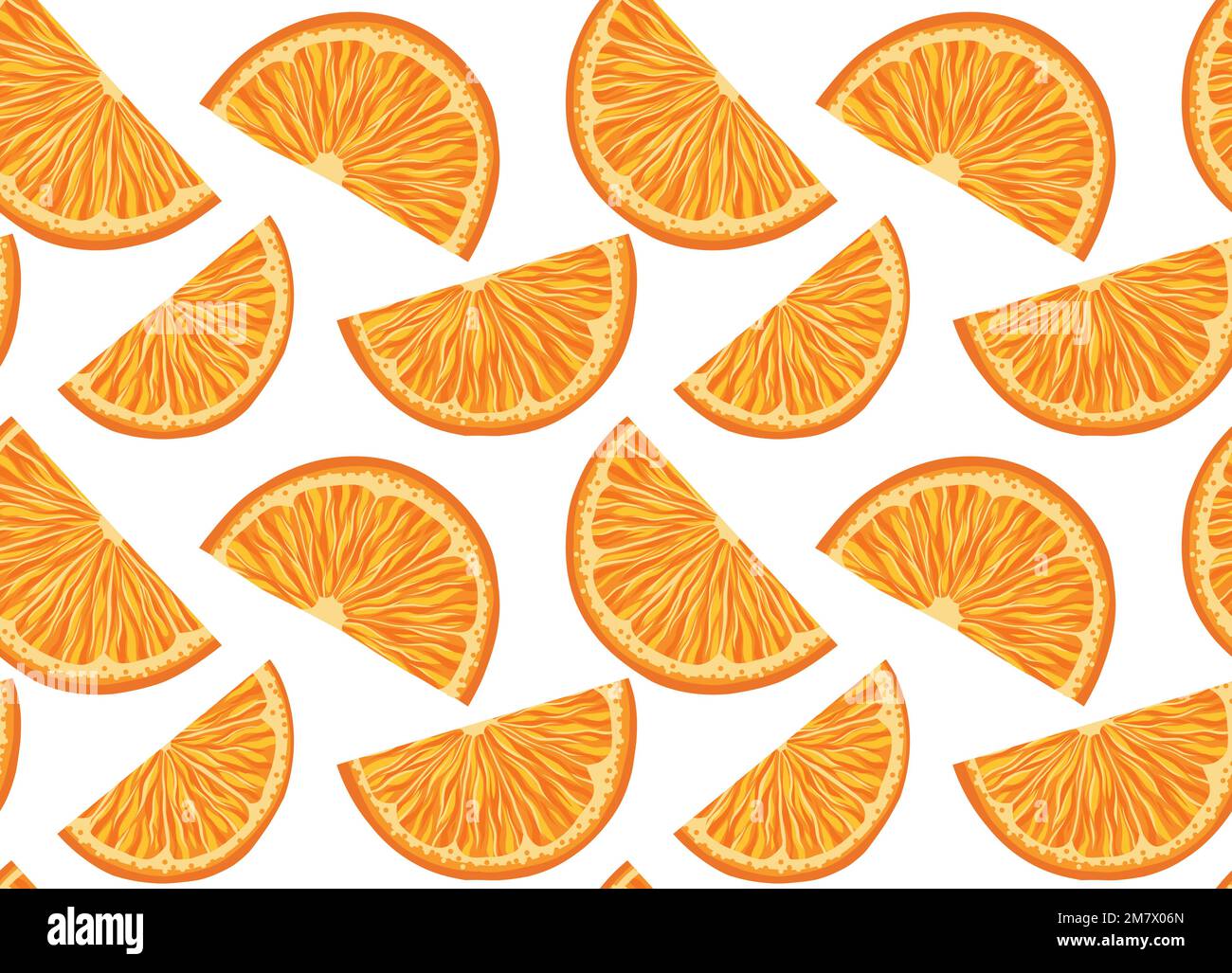 Seamless Orange Fruit Texture