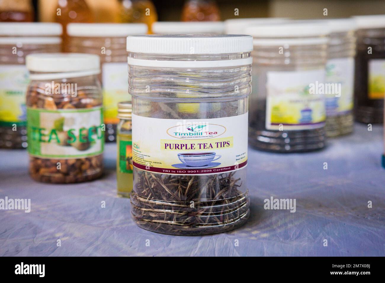 Kenyan Tea Leaves Processed packaged in a container Stock Photo - Alamy