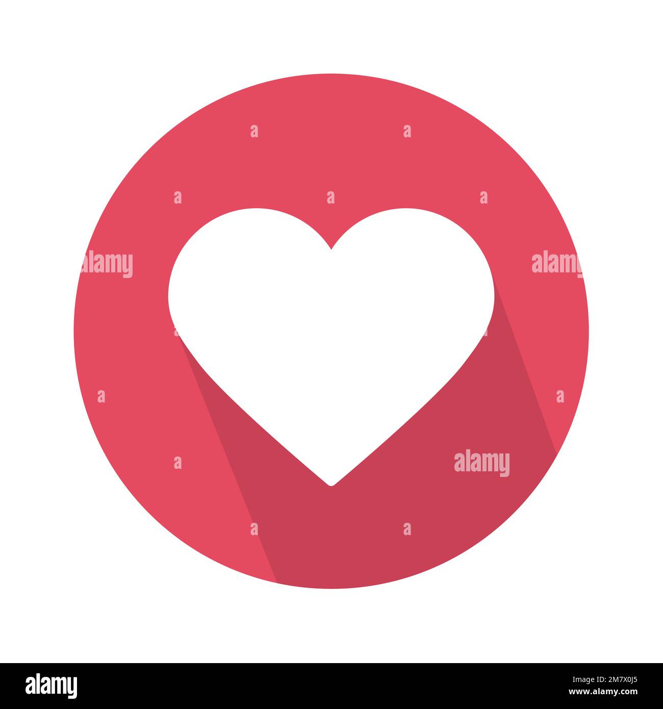 social love heart icon isolated on white background. Vector ...