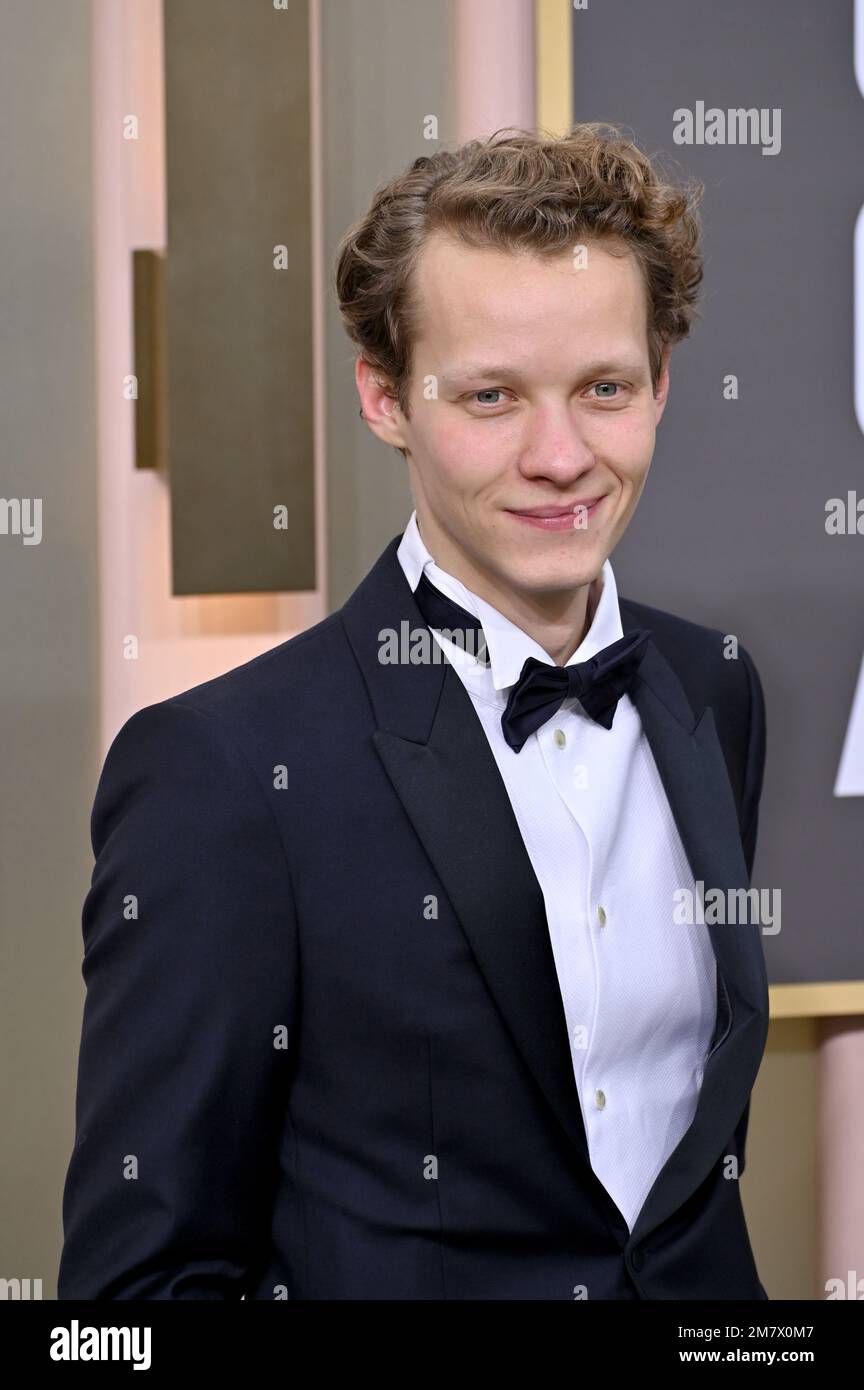 Los Angeles, USA. 10th Jan, 2023. Felix Kammerer arriving at the 80th ...