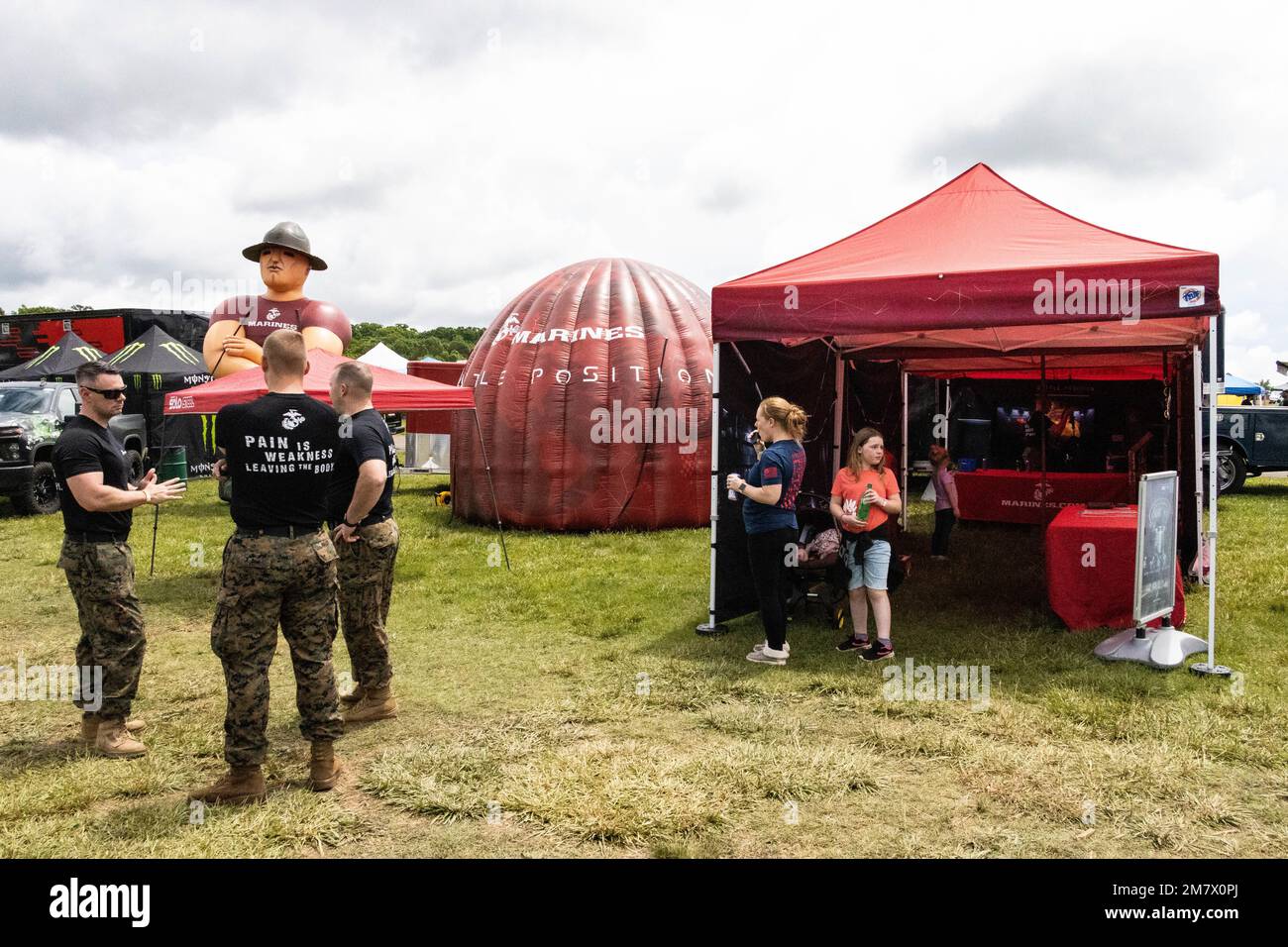 U.S. Marines with Recruiting Sub-Station Lynchburg, Recruiting Station (RS) Richmond, 4th Marine ...