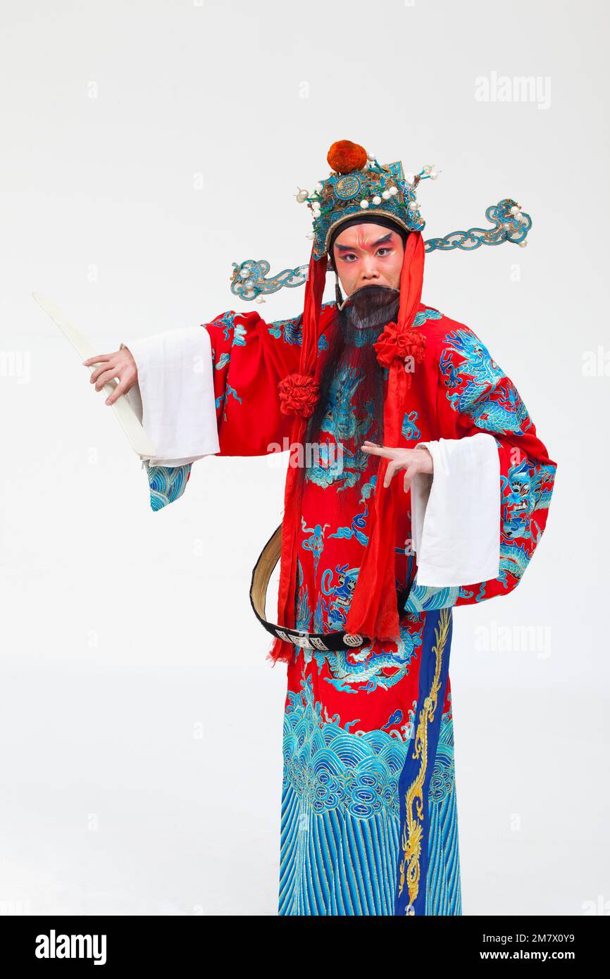 Beijing Opera, the god of wealth, the god of wealth Stock Photo - Alamy