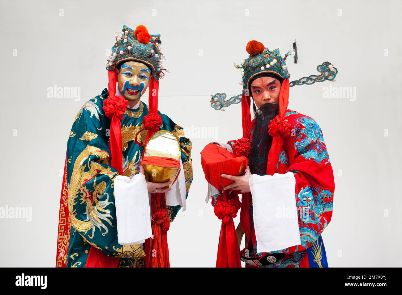 Beijing Opera, the god of wealth, the god of wealth Stock Photo - Alamy