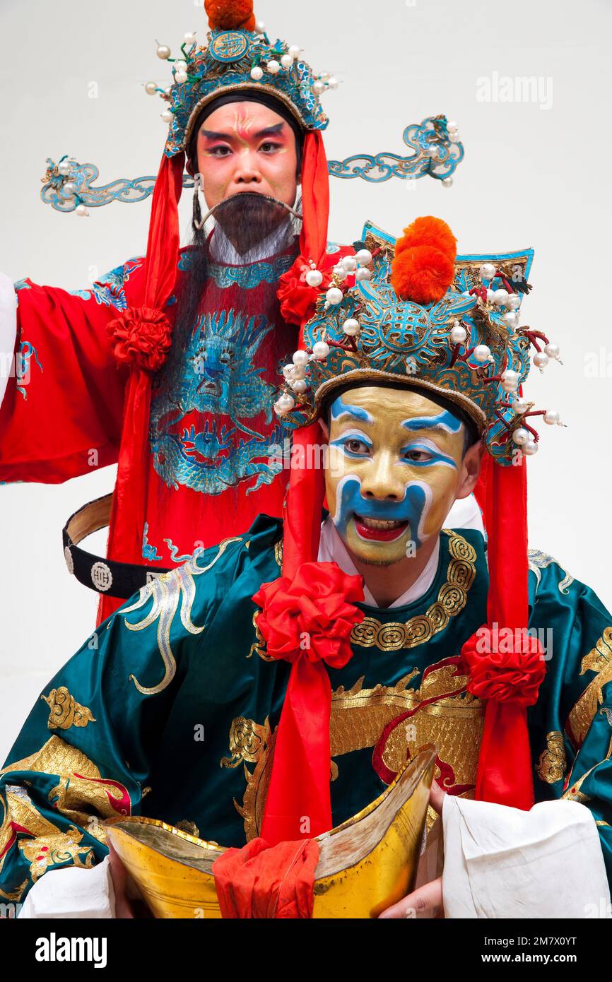 Beijing Opera, the god of wealth, the god of wealth Stock Photo - Alamy