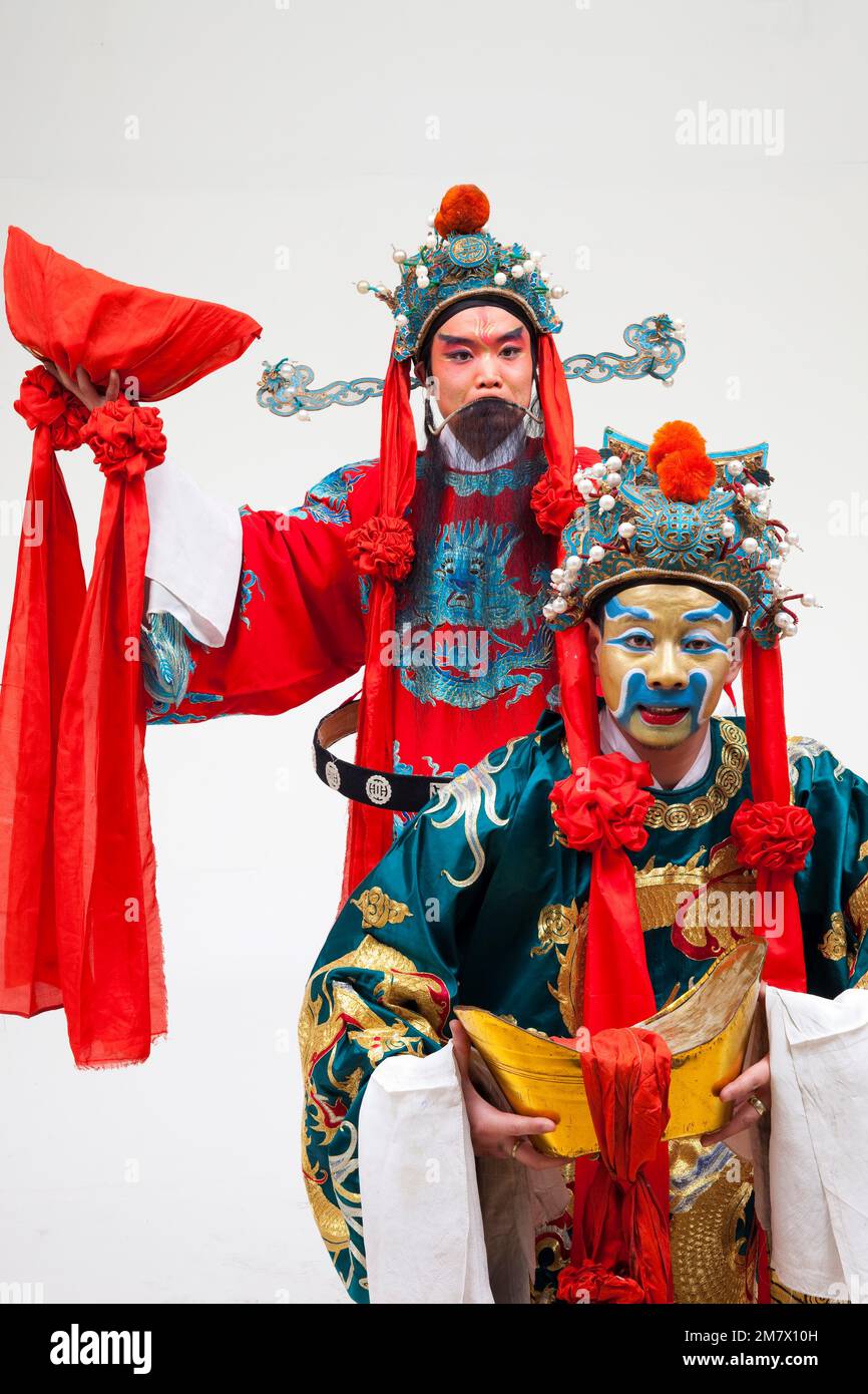 Beijing Opera, the god of wealth, the god of wealth Stock Photo - Alamy