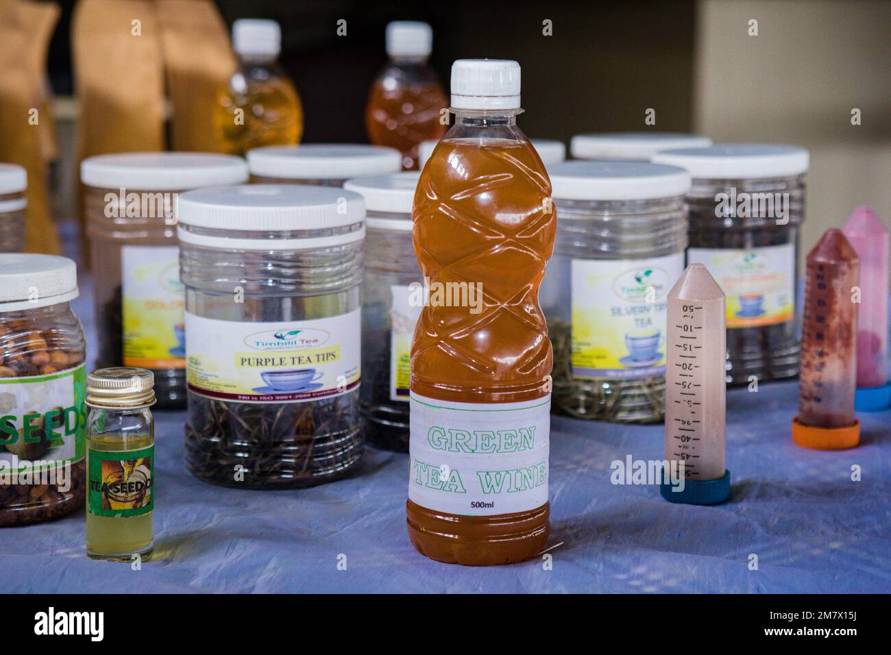 Kenyan Tea Leaves Processed packaged in a container Stock Photo - Alamy