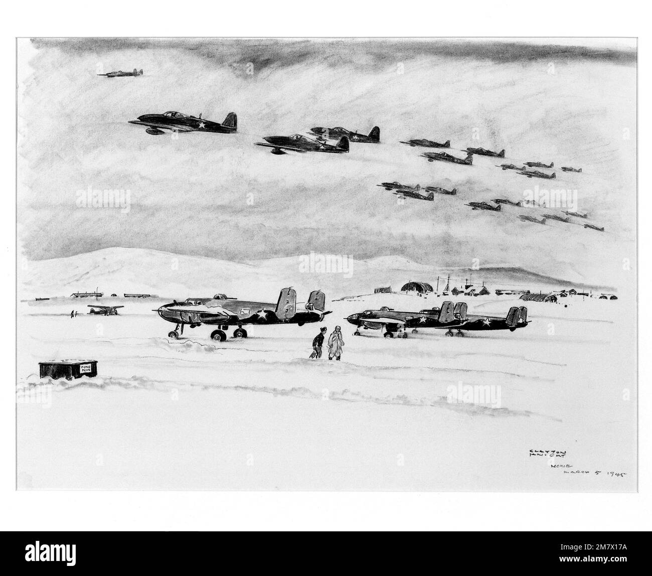 Nome aerial Black and White Stock Photos & Images - Alamy