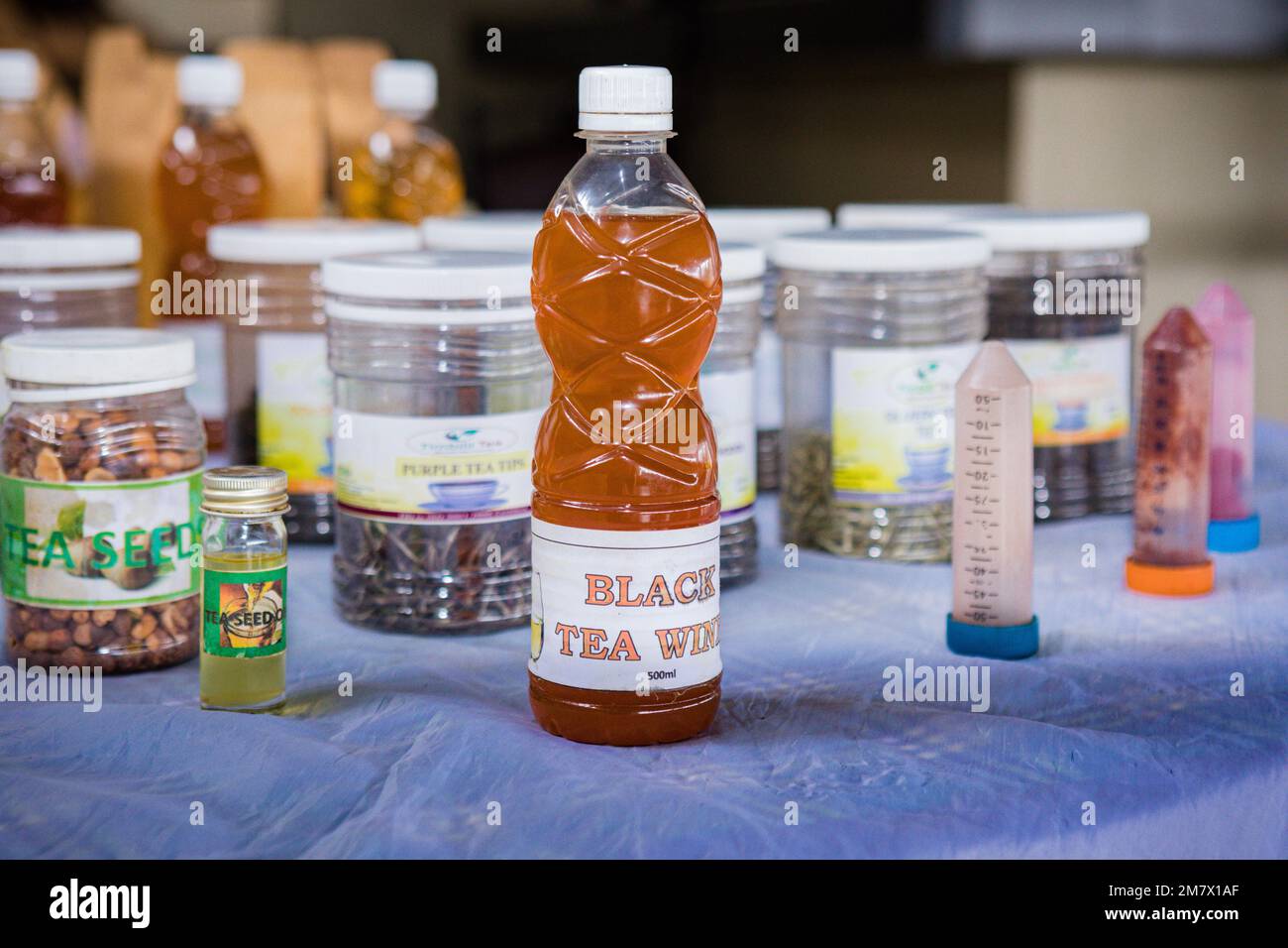 Kenyan Tea Leaves Processed packaged in a container Stock Photo - Alamy