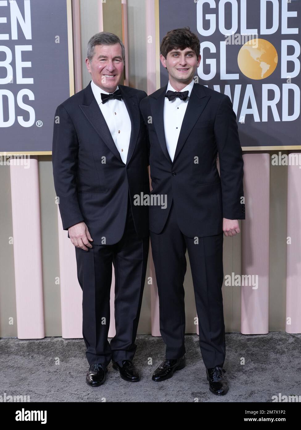 Los Angeles, USA, 10/01/2023, Charles Rivkin and Eli Rivkin arrive at ...