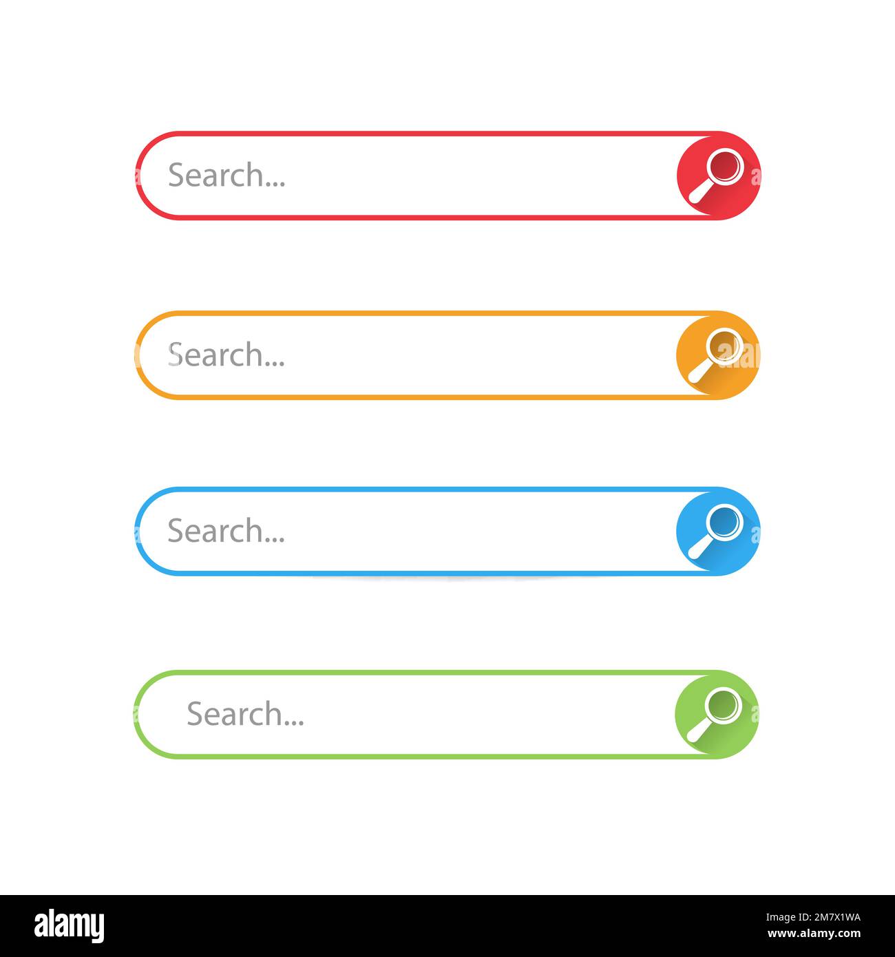 Round search bar box hi-res stock photography and images - Alamy