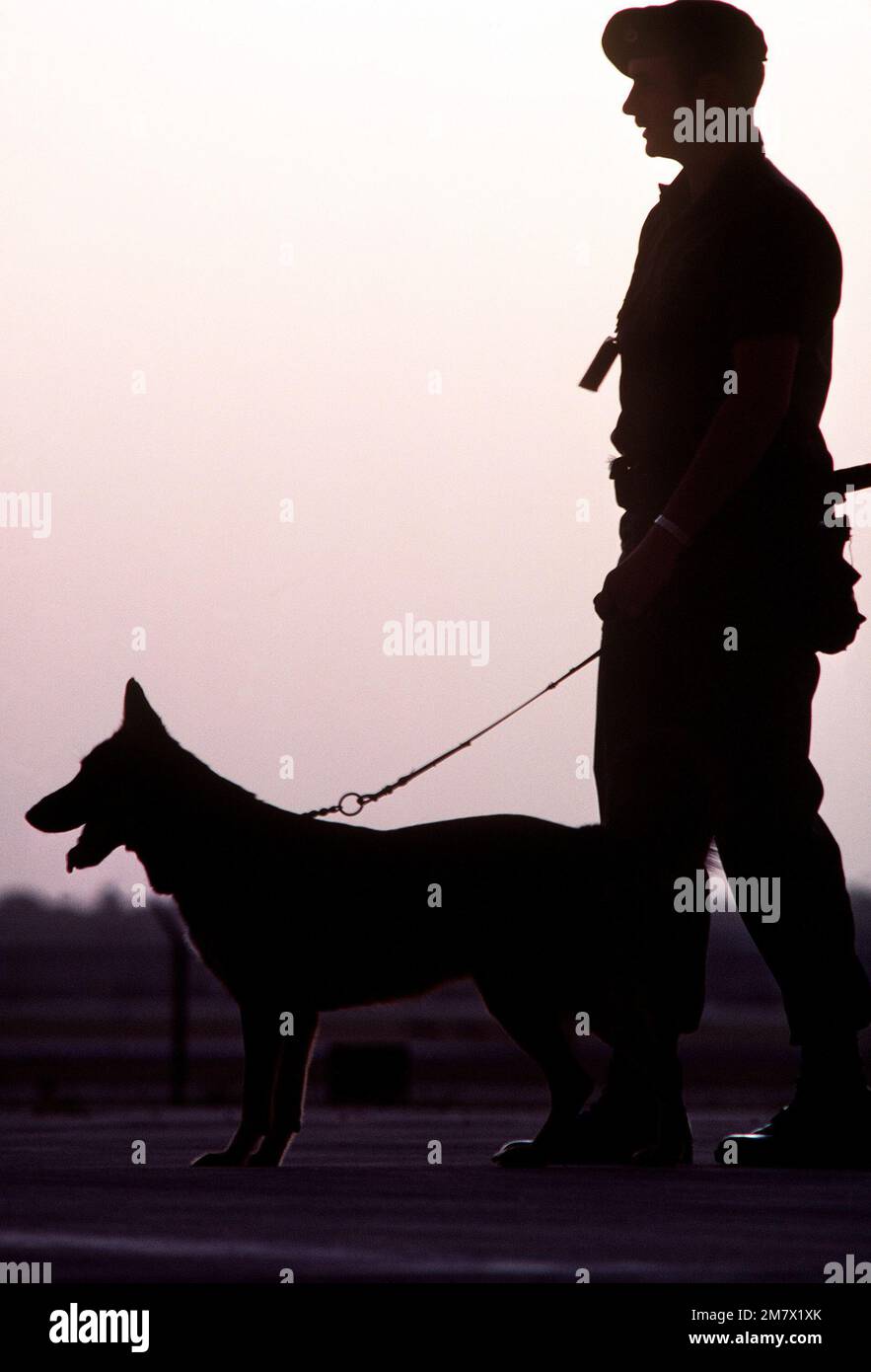 Department of defense military working dog center hi-res stock ...