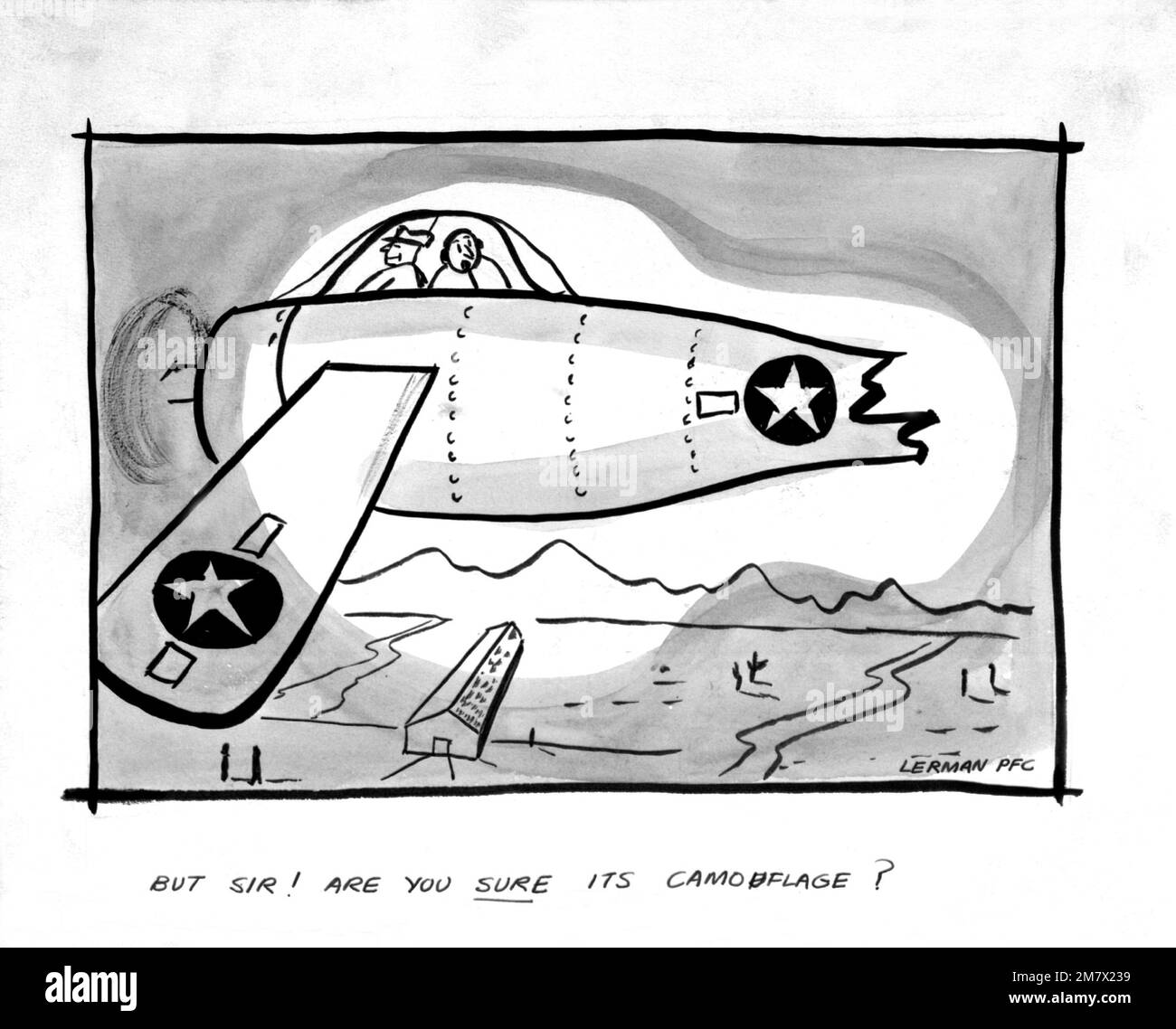 Artwork: "But Sir, Are You Sure It's Camouflage" Artist: Lerman ...