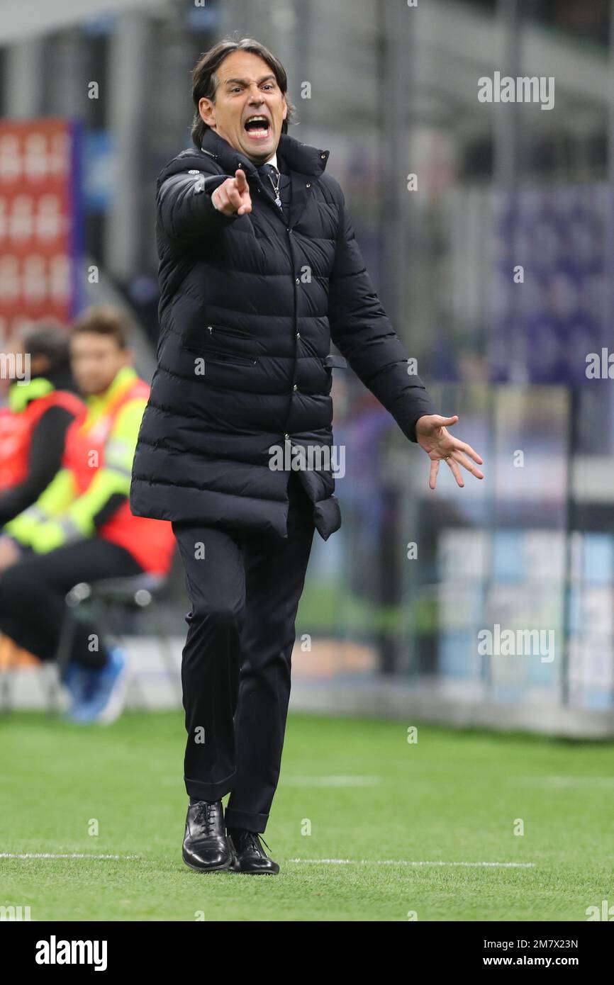 Simone inzaghi coppa italia hi-res stock photography and images - Alamy