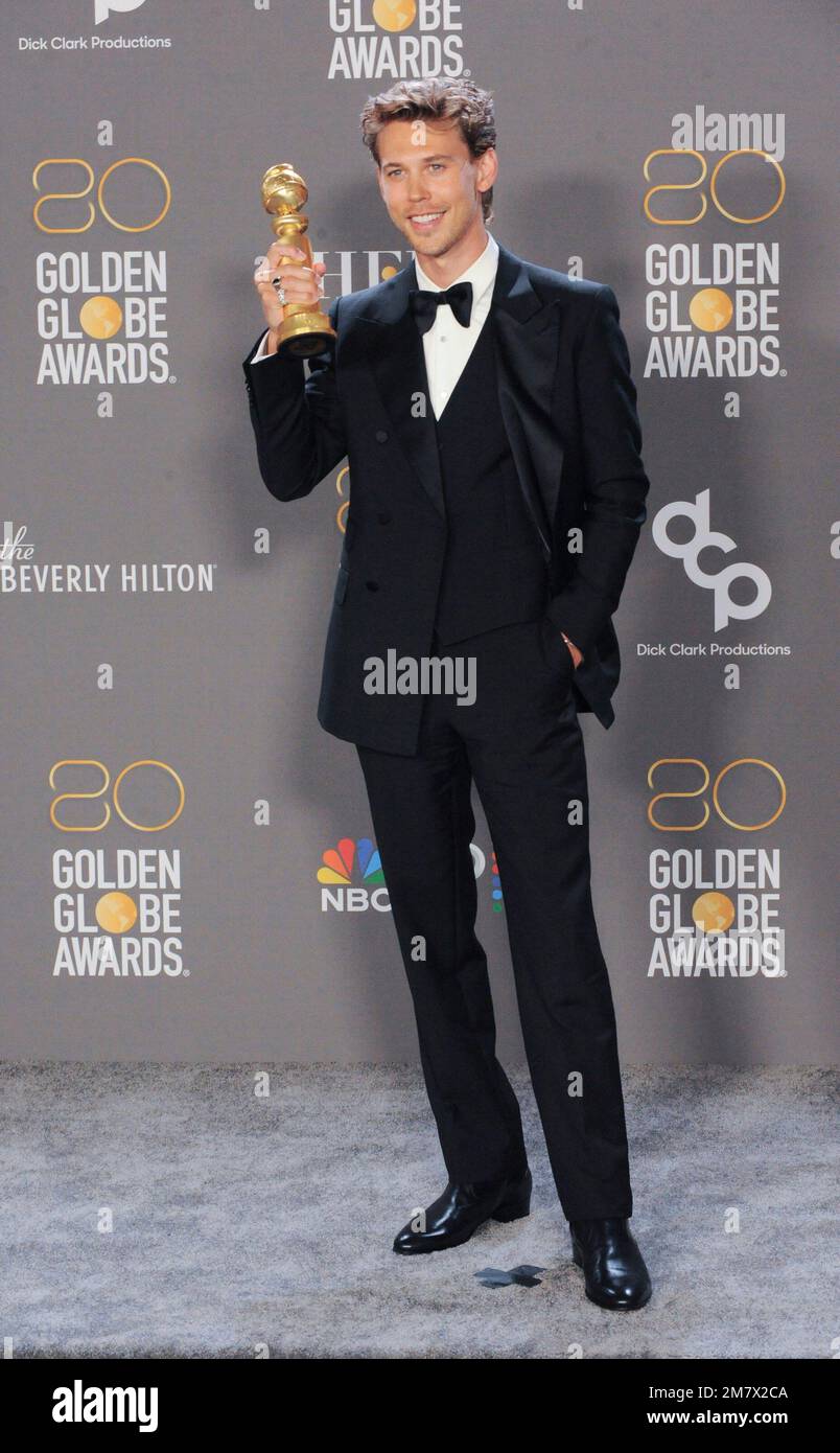 Beverly Hills, CA. 10th Jan, 2023. Austin Butler in the press room for ...
