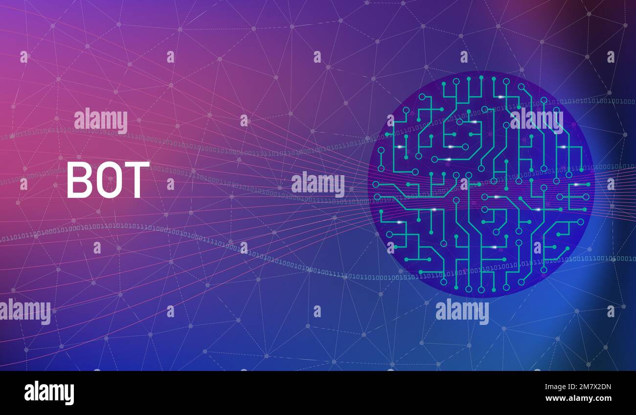 Bot, Robot, Big Data, Wallpaper, Industry 4.0 Stock Photo - Alamy