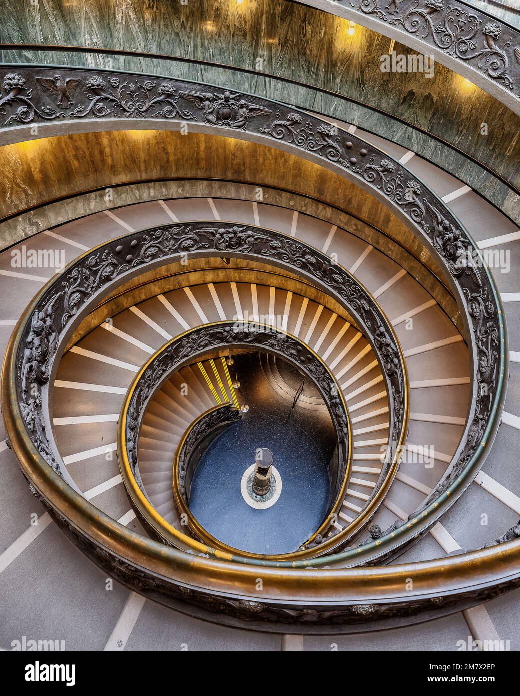 Stairs of the Vatican Museums in Vatican City, Italy Stock Photo - Alamy