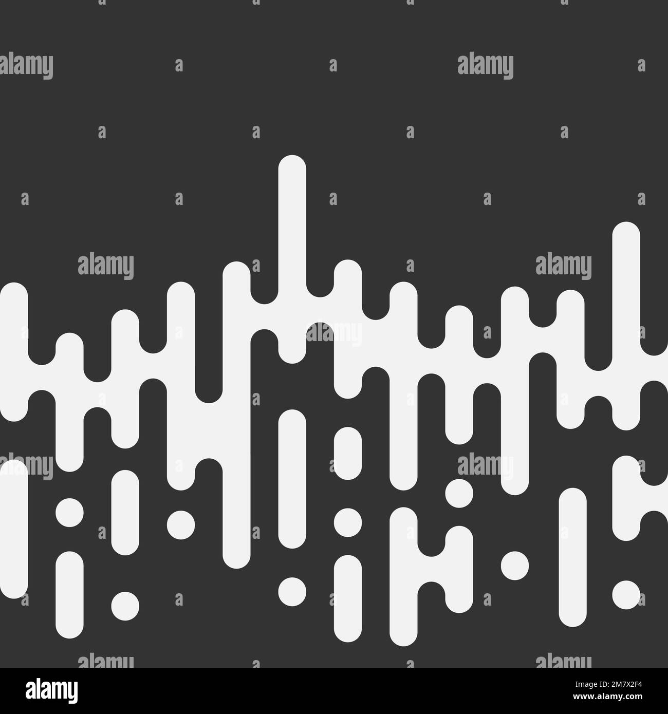 Halftone transition pattern background. Irregular rounded lines. Vector ...