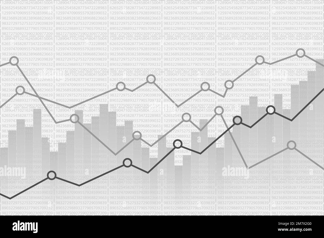 Abstract Financial graph background. Vector illustration. Eps 10 Stock ...
