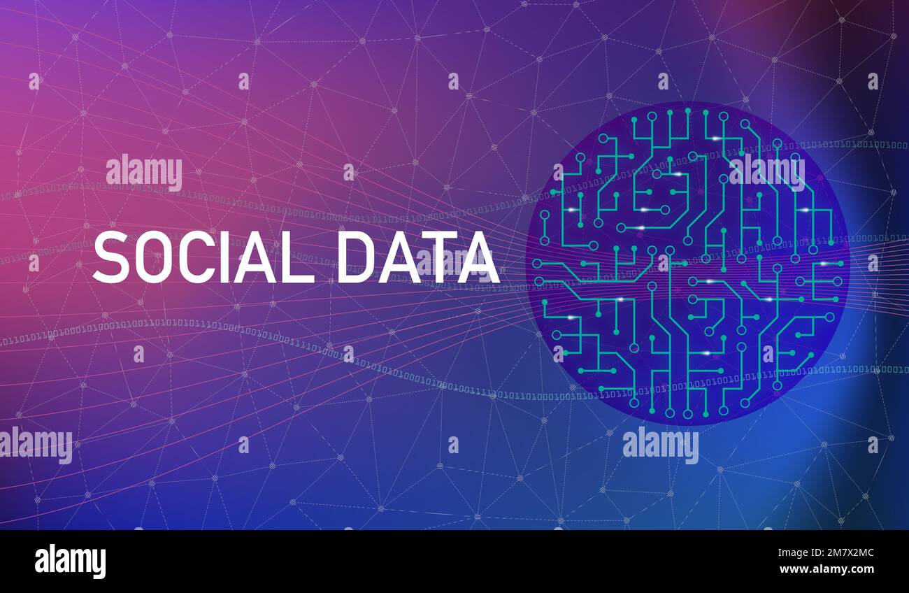 Social Data, Big Data, Wallpaper, Industry 4.0 Stock Photo - Alamy