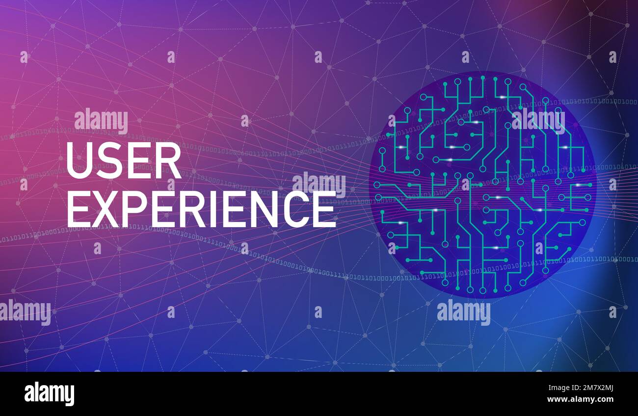 User Experience, Big Data, Wallpaper, Industry 4.0 Stock Photo - Alamy