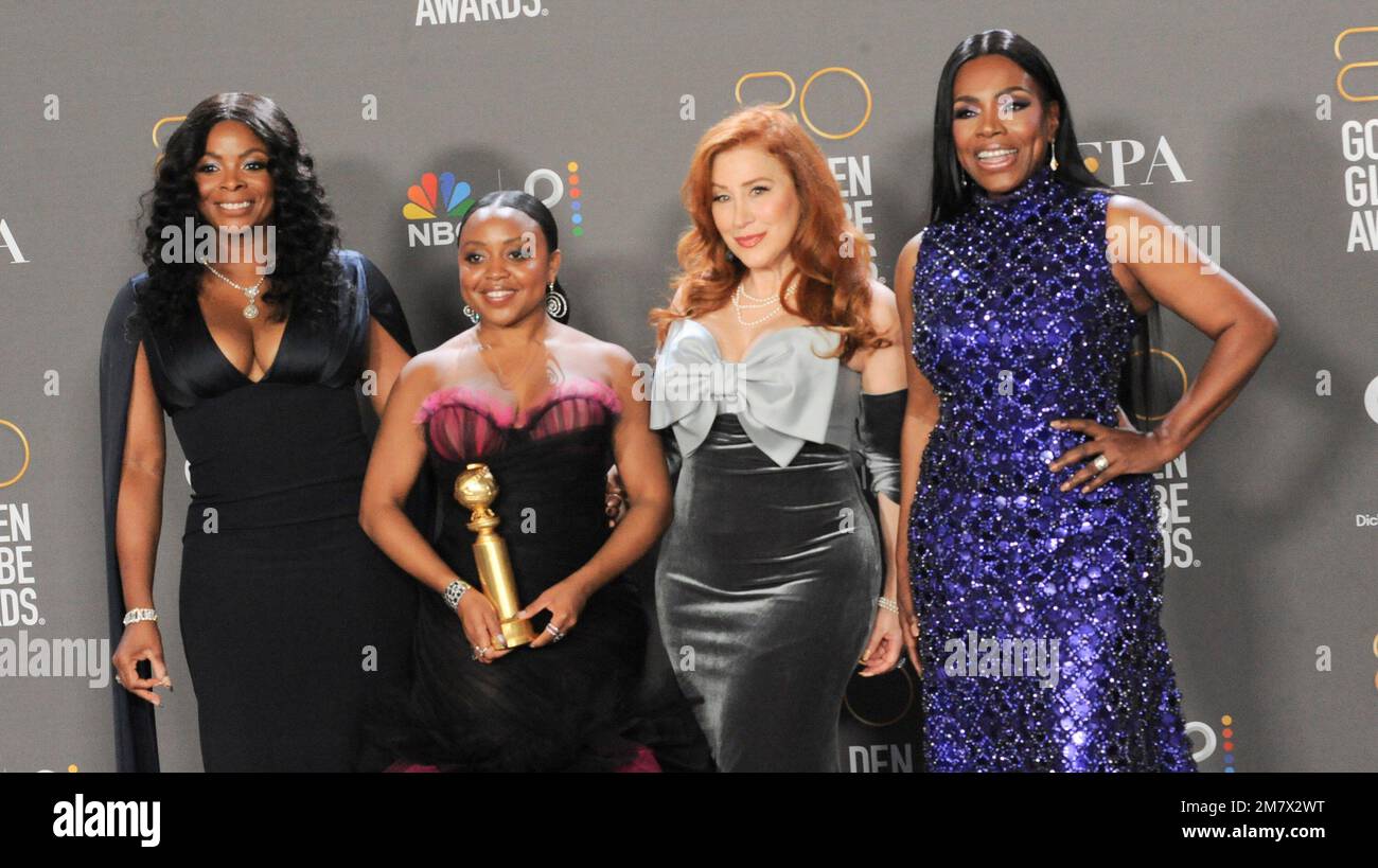 Beverly Hills, CA. 10th Jan, 2023. Janelle James, Quinta Brunson, Lisa ...