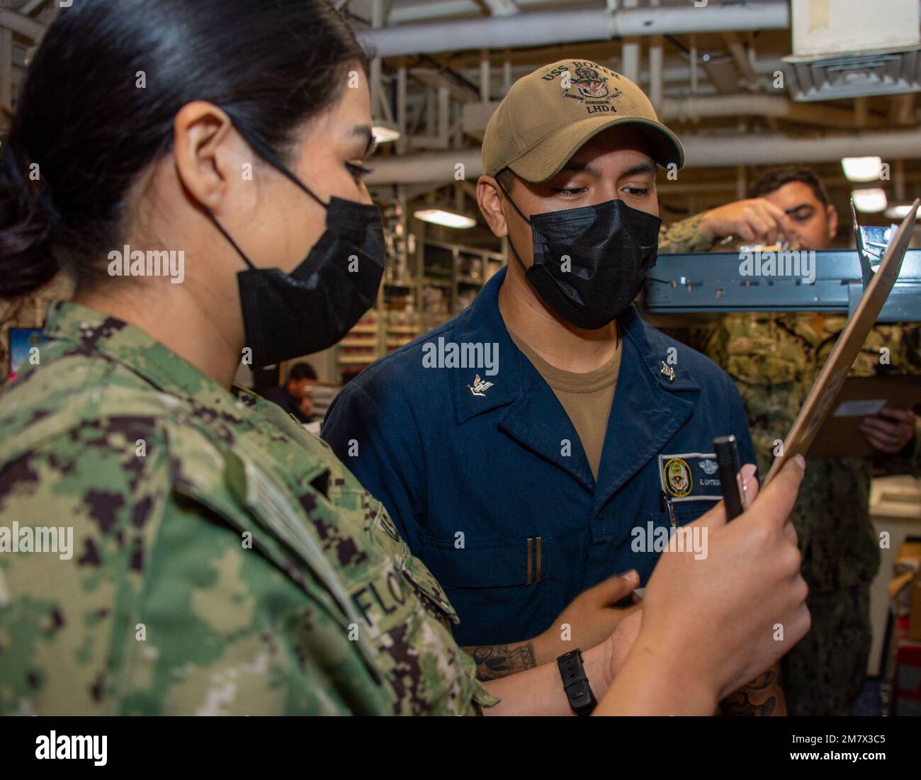 SAN DIEGO (May 14, 2022) Logistics Specialist 3rd Class Ebert Ortega ...