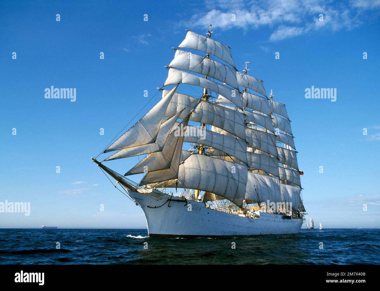 Russian tall ship Sedov, Stavanger race start, 1997 Stock Photo - Alamy