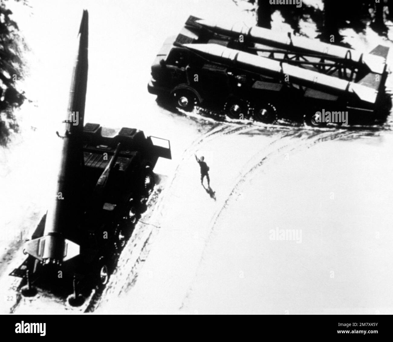 Illustration of FROG tactical nuclear surface-to-surface missile ...