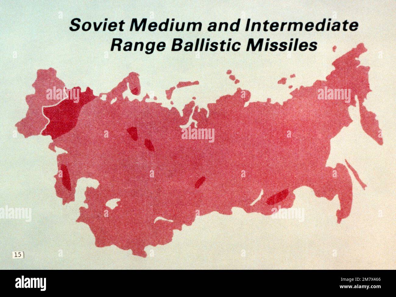 Soviet medium and intermediate range ballistic missiles chart. Country ...