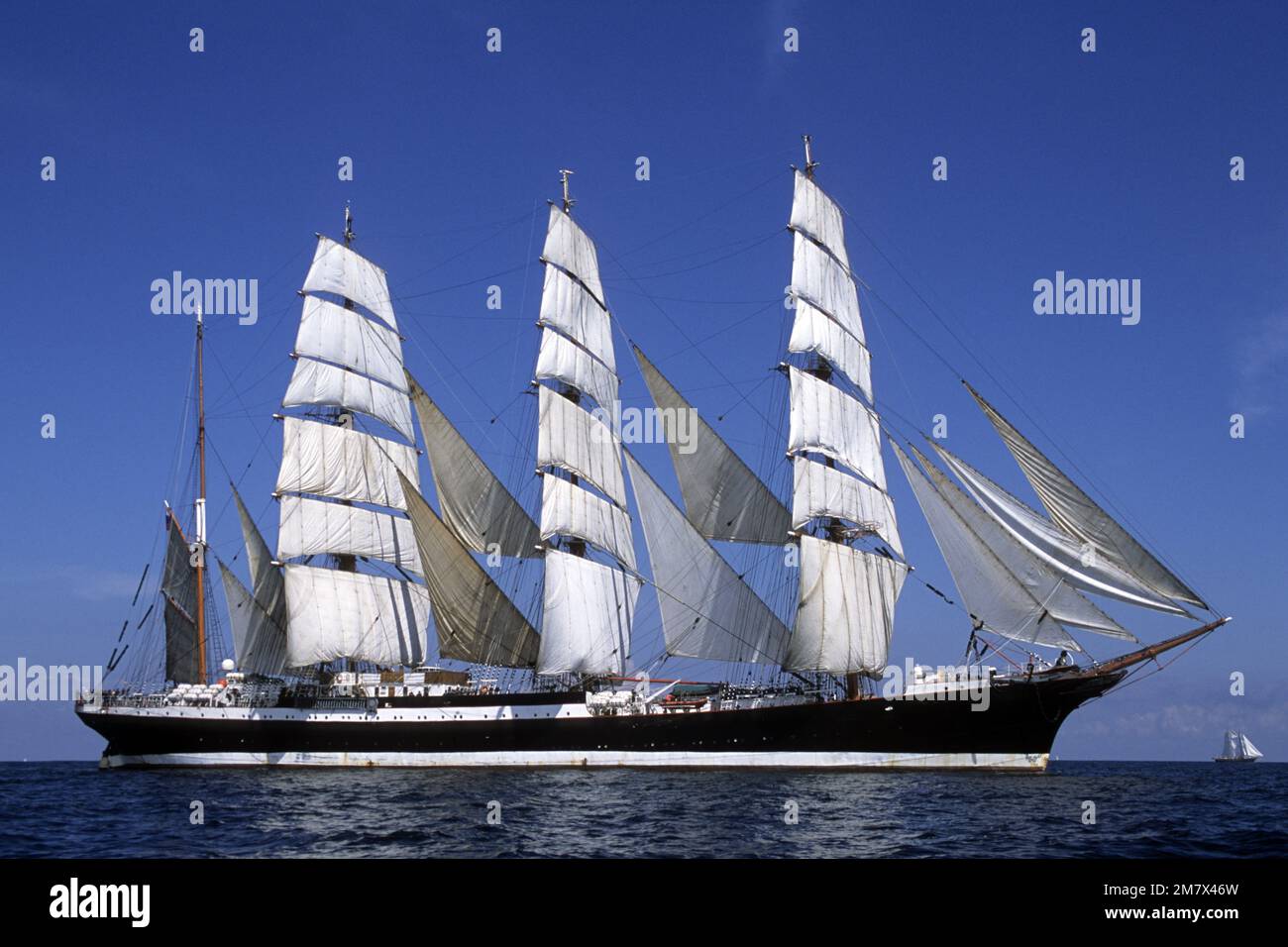 Russian tall ship Sedov, Copenhagen race start, 2007 Stock Photo - Alamy