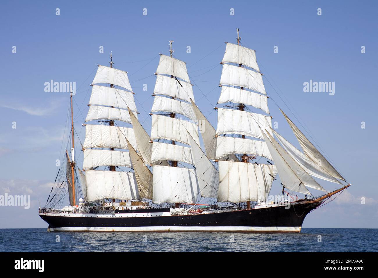 Russian tall ship Sedov, Copenhagen race start, 2007 Stock Photo - Alamy