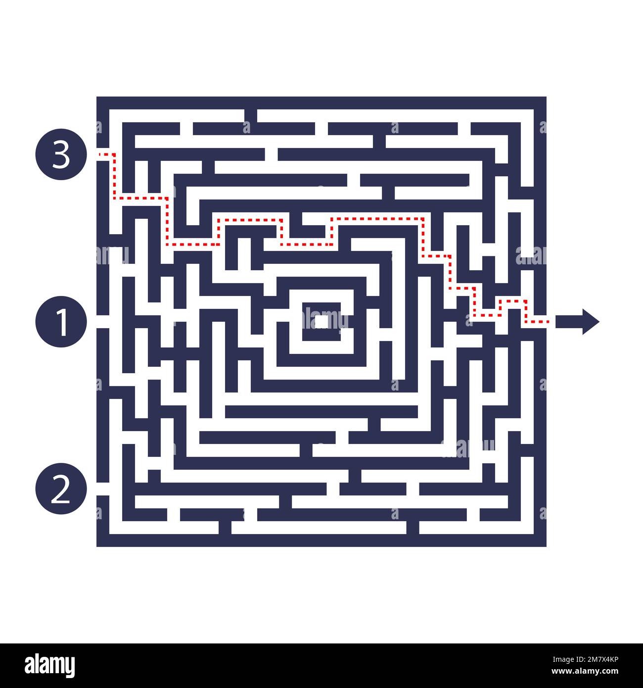 Three entrance Stock Vector Images - Alamy