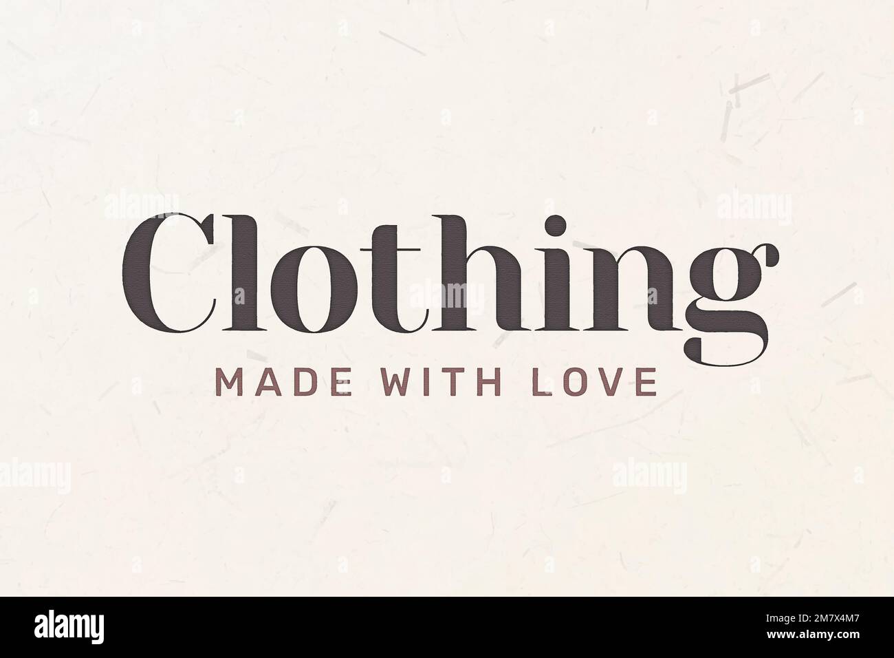 Editable business logo vector with clothing word Stock Vector Image ...