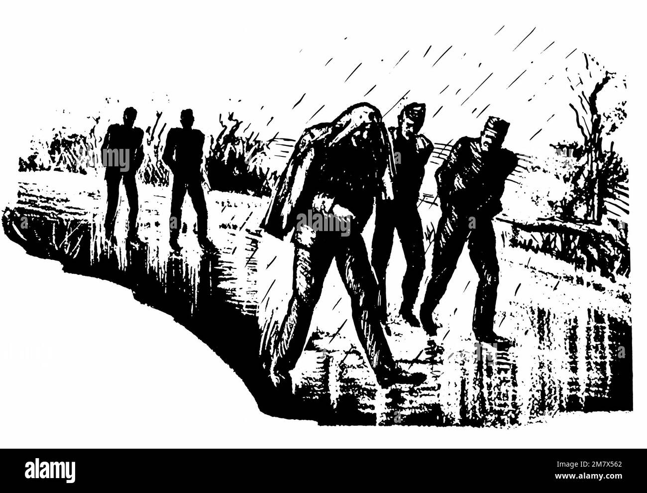 Artwork: "Fighting the Rain, Too" Artist: Mabel Peacock. Country ...