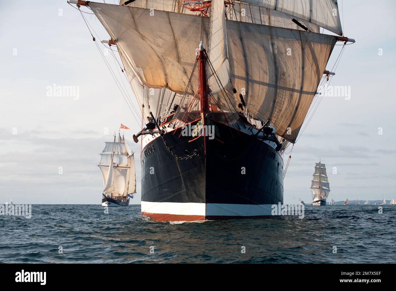 Russian tall ship Sedov, Stavanger race start, 2011 Stock Photo - Alamy