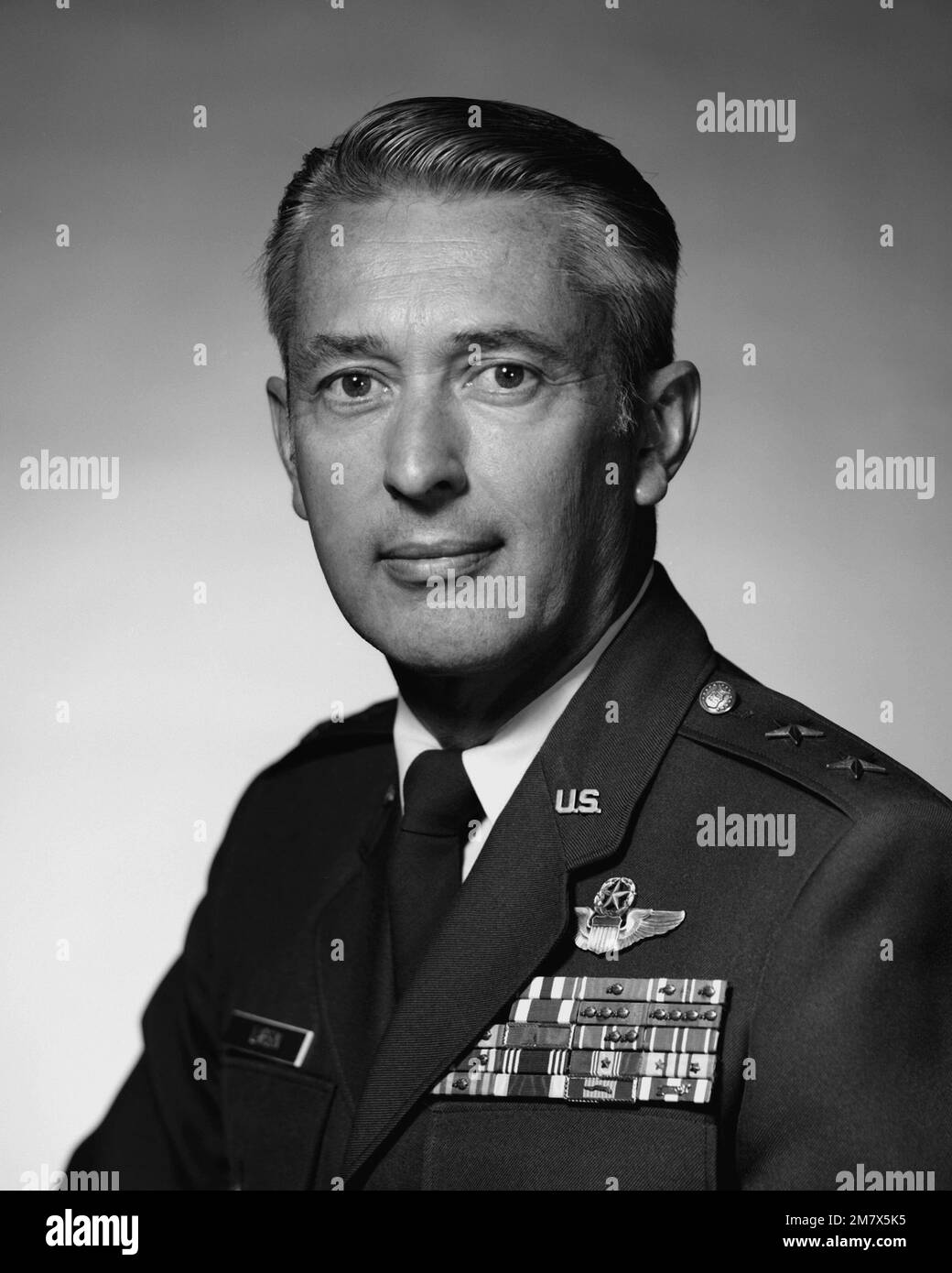 MGEN Gerald D. Larson, USAF (uncovered). Country: Unknown Stock Photo ...