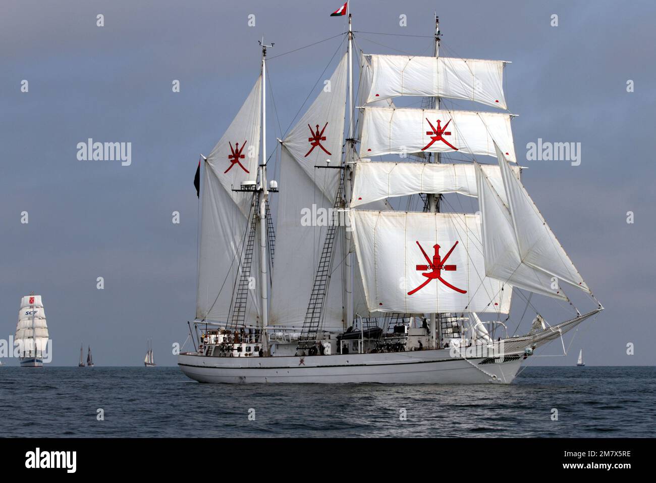 Omani Navy ship Shabab Oman Stock Photo - Alamy